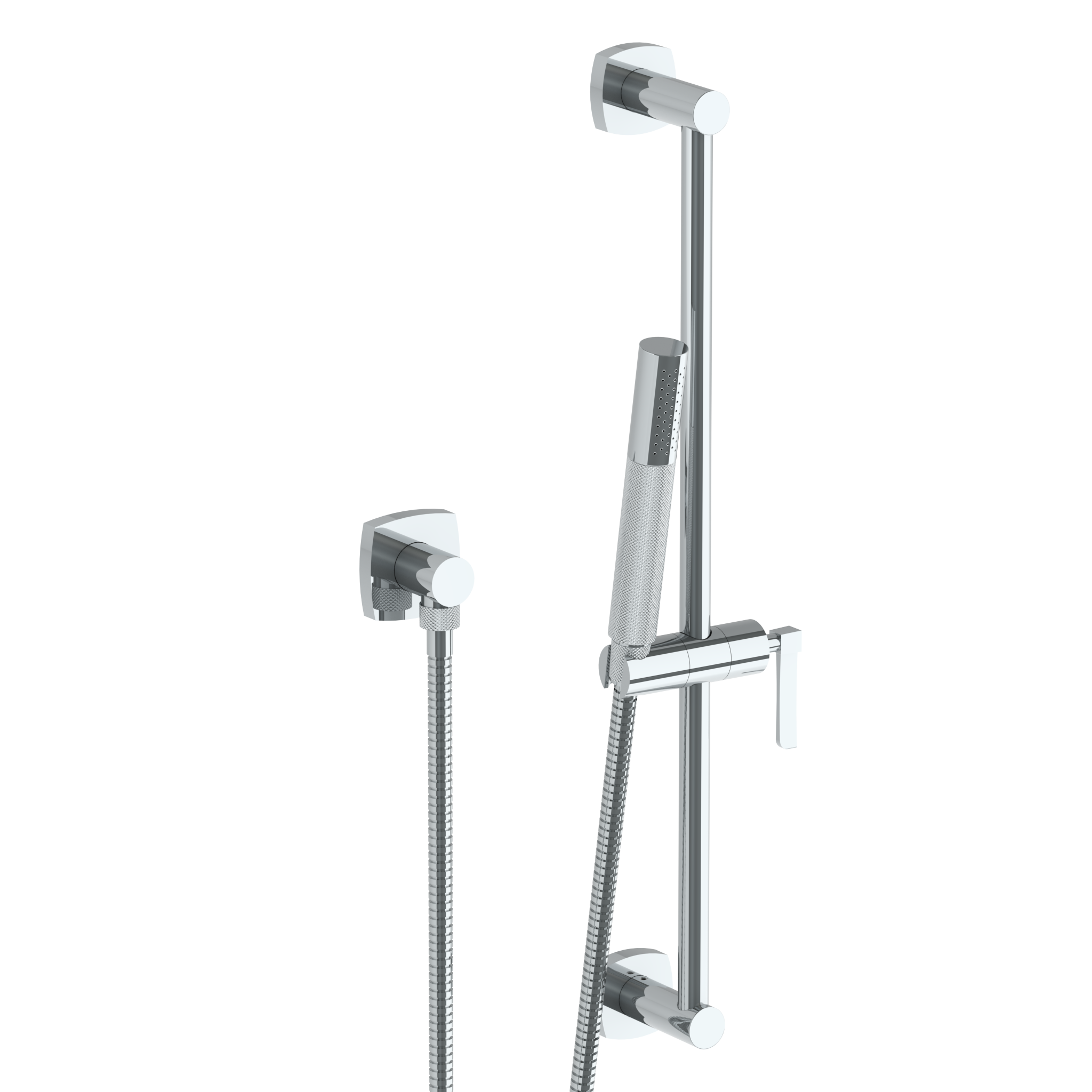 Positioning Bar Shower Kit with Slim Hand Shower and 69" Hose ...