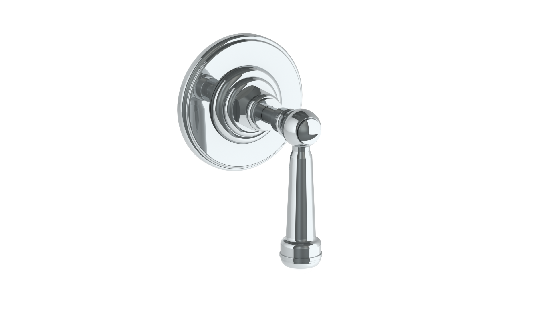 Wall Mounted Trim w/ Wall Plate, 3 1/2" dia. | Watermark Designs