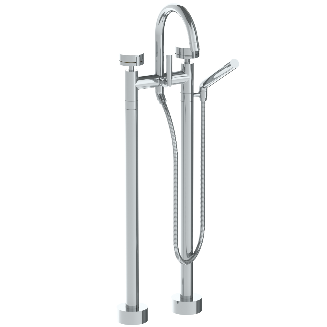 Floor Standing Bath set with Slim Hand Shower | Watermark Designs