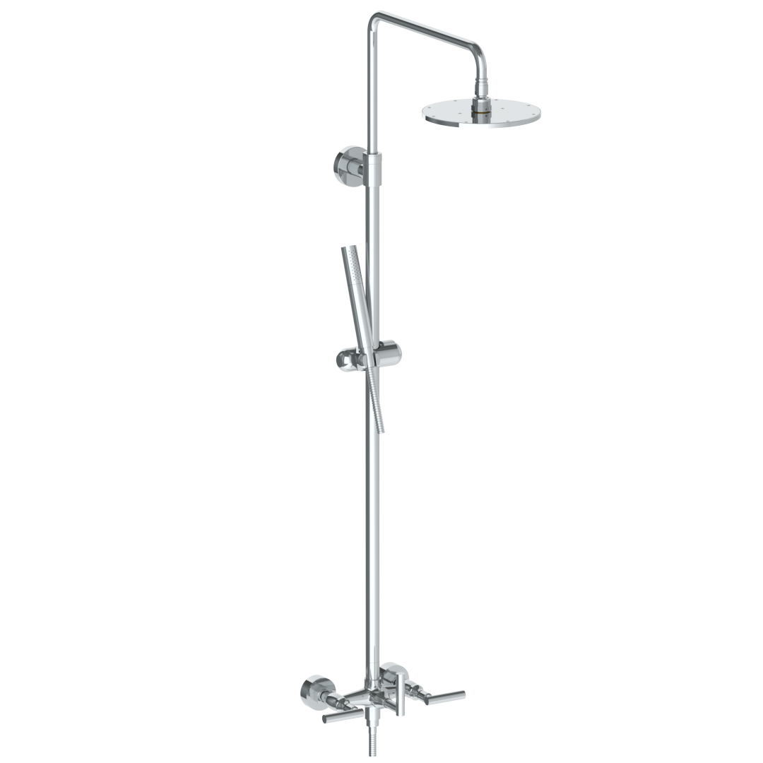 Wall Mounted Exposed Shower with Hand Shower | Watermark Designs