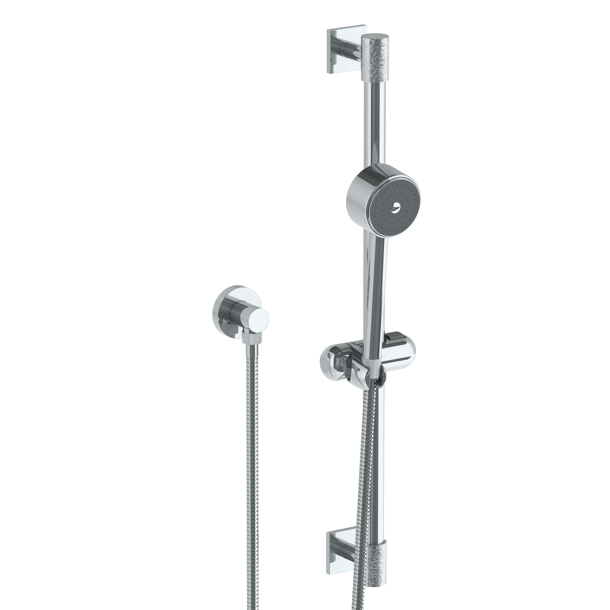 Positioning Bar Shower Kit with Volume Hand Shower and 69" Hose ...