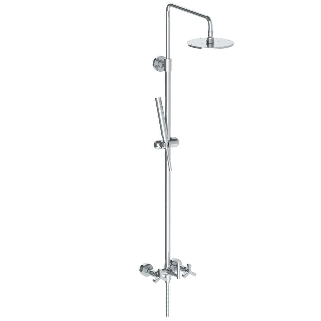 Wall Mounted Exposed Shower with Hand Shower | Watermark Designs