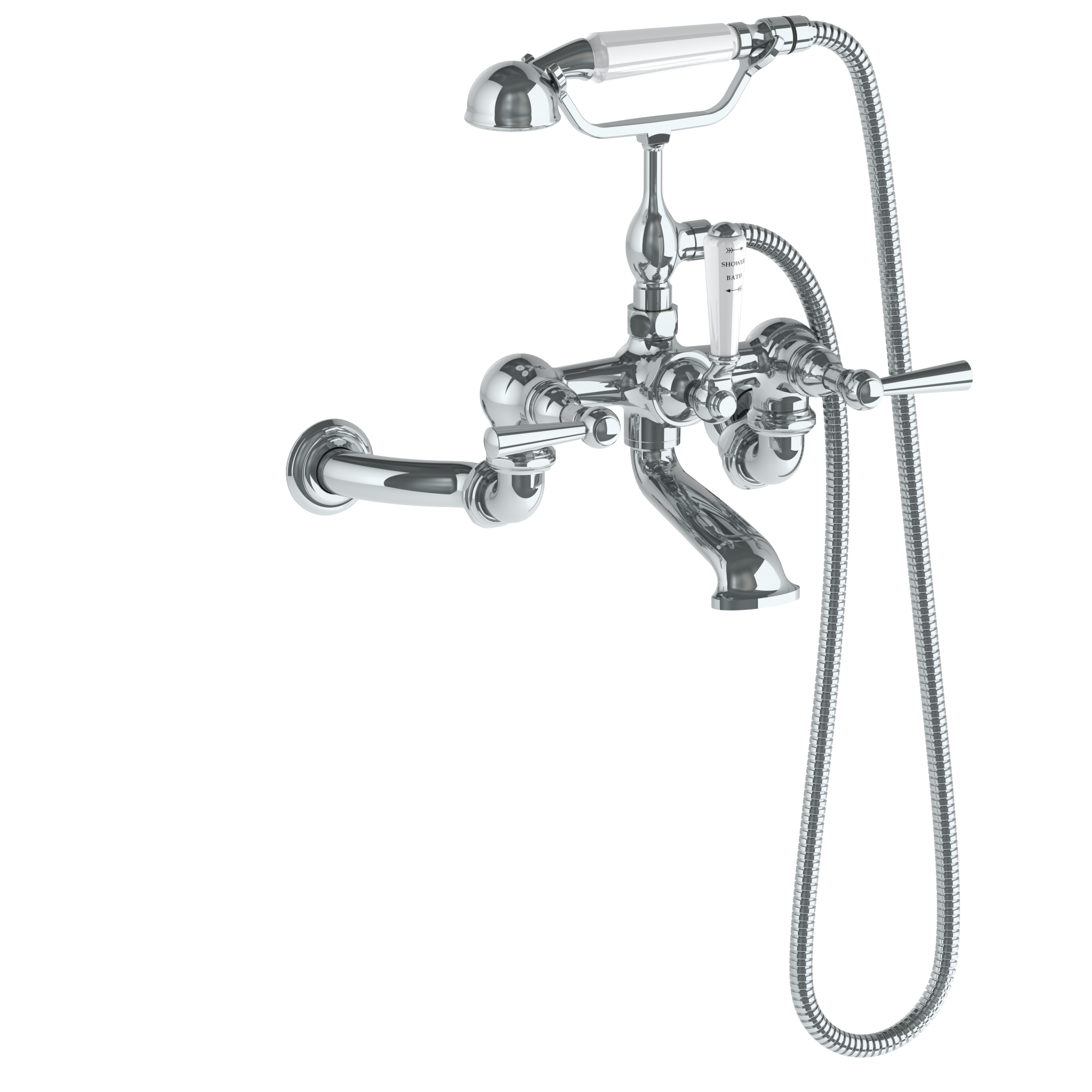 Wall Mounted Exposed Bath Set with Hand Shower | Watermark Designs