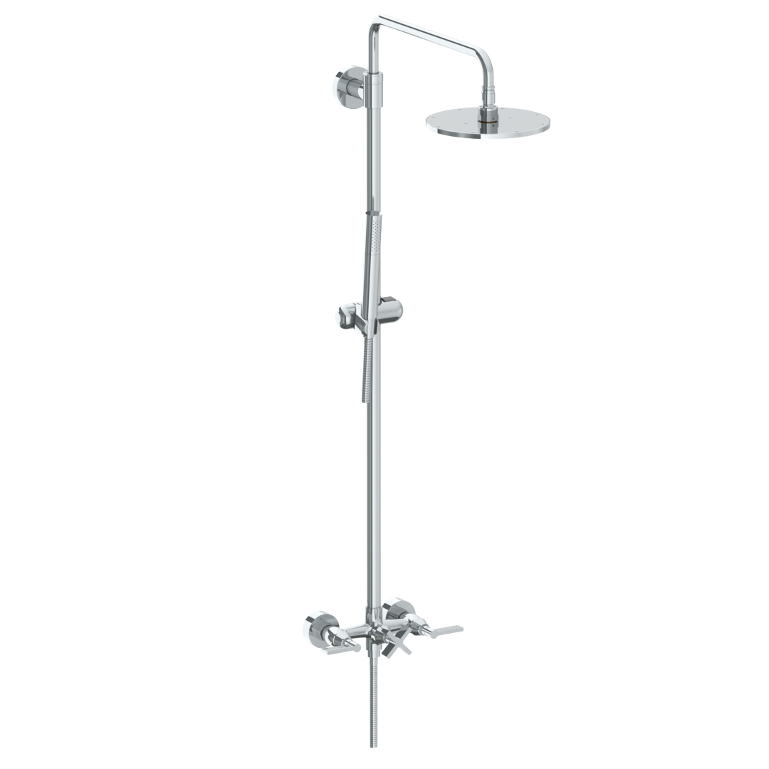 Wall Mounted Exposed Shower with Hand Shower | Watermark Designs