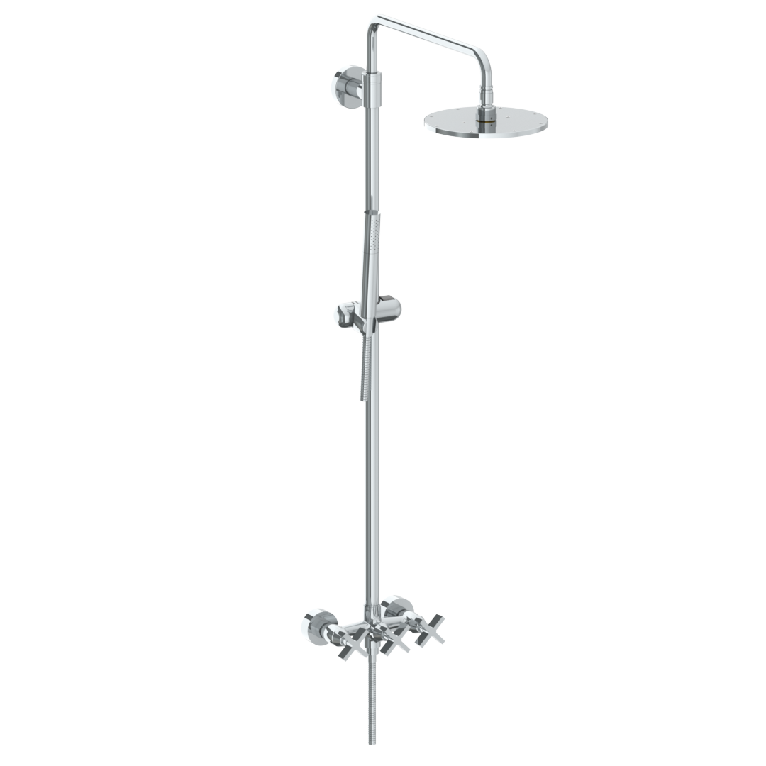 Wall Mounted Exposed Shower with Hand Shower | Watermark Designs