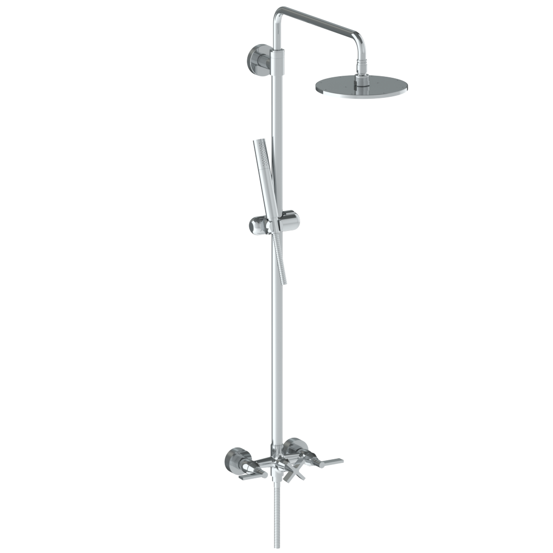 Wall Mounted Exposed Shower with Hand Shower | Watermark Designs