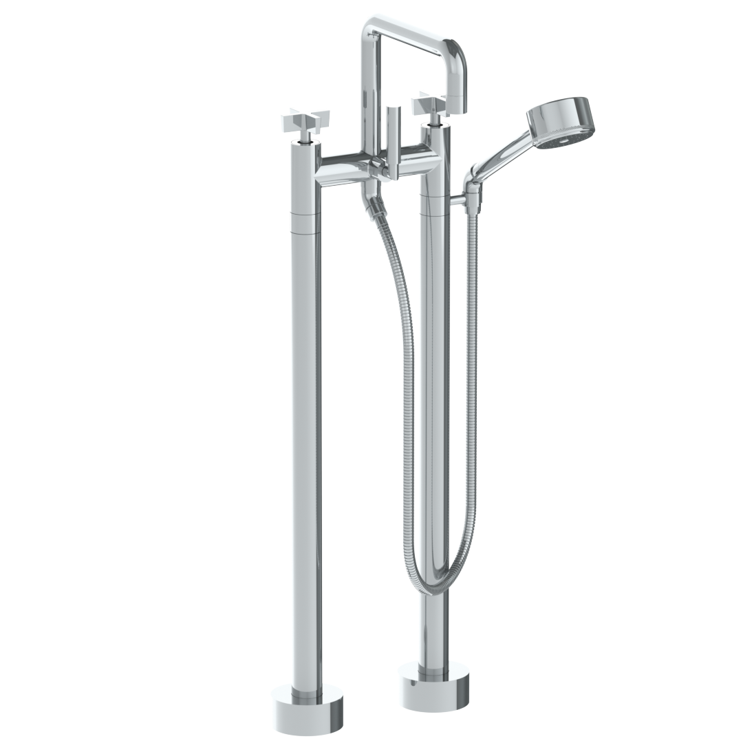 Floor Standing Bath set with Volume Hand Shower | Watermark Designs