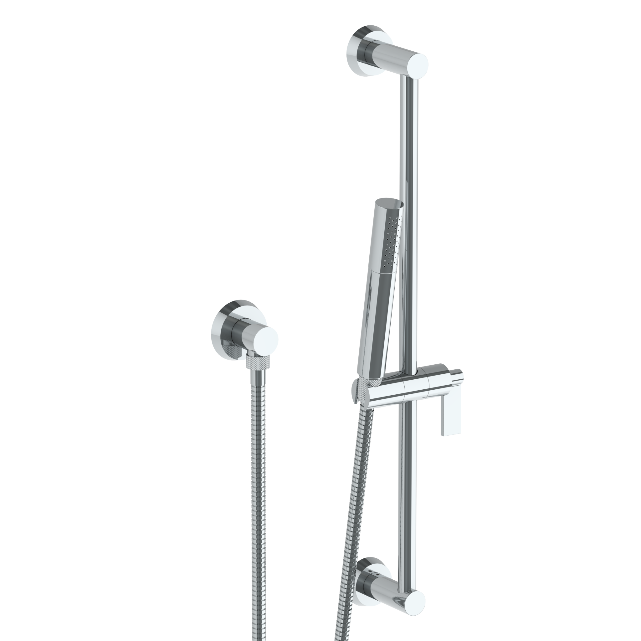 Positioning Bar Shower kit with Slim Hand Shower and 69" Hose ...