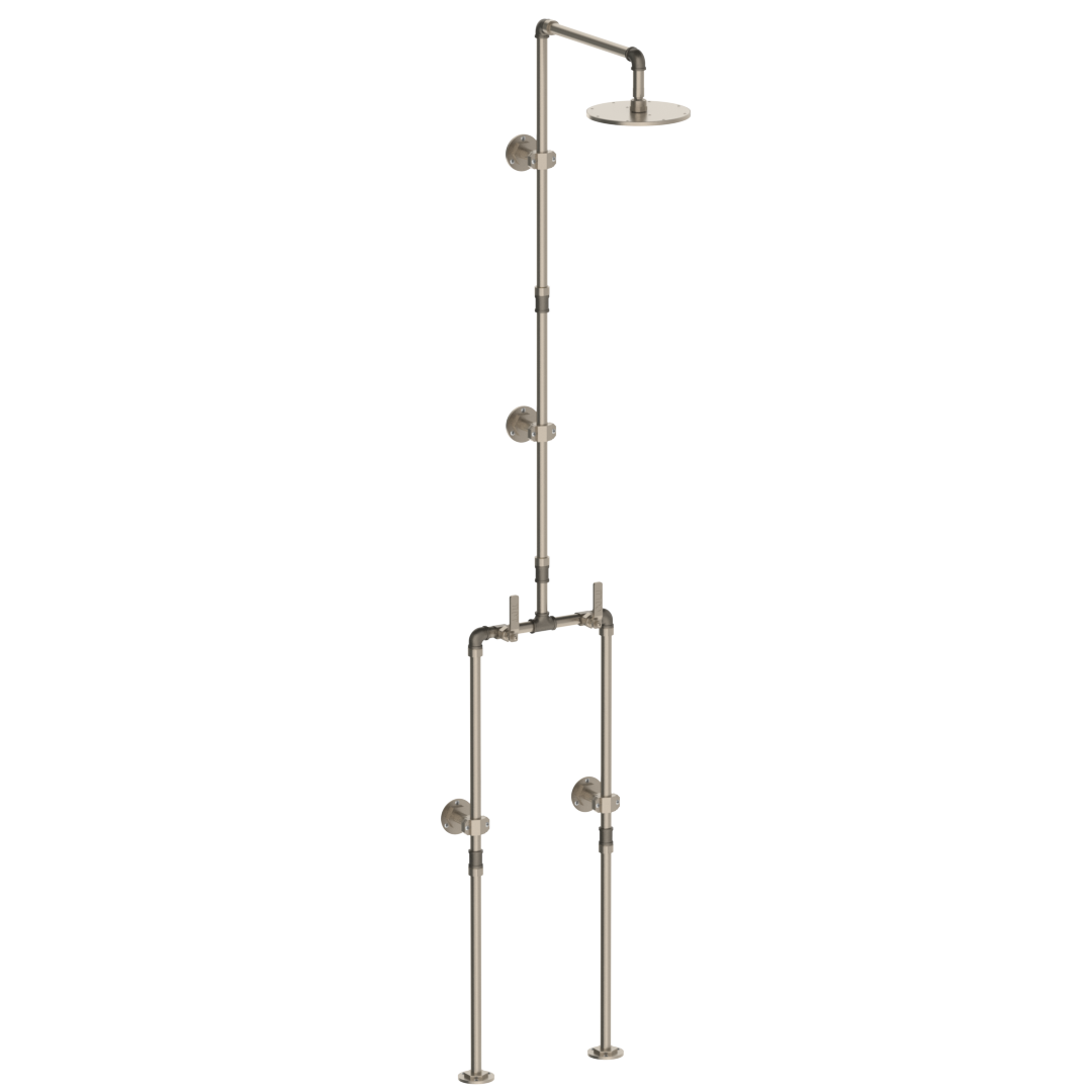 Floor Mounted Exposed Shower Set | Watermark Designs