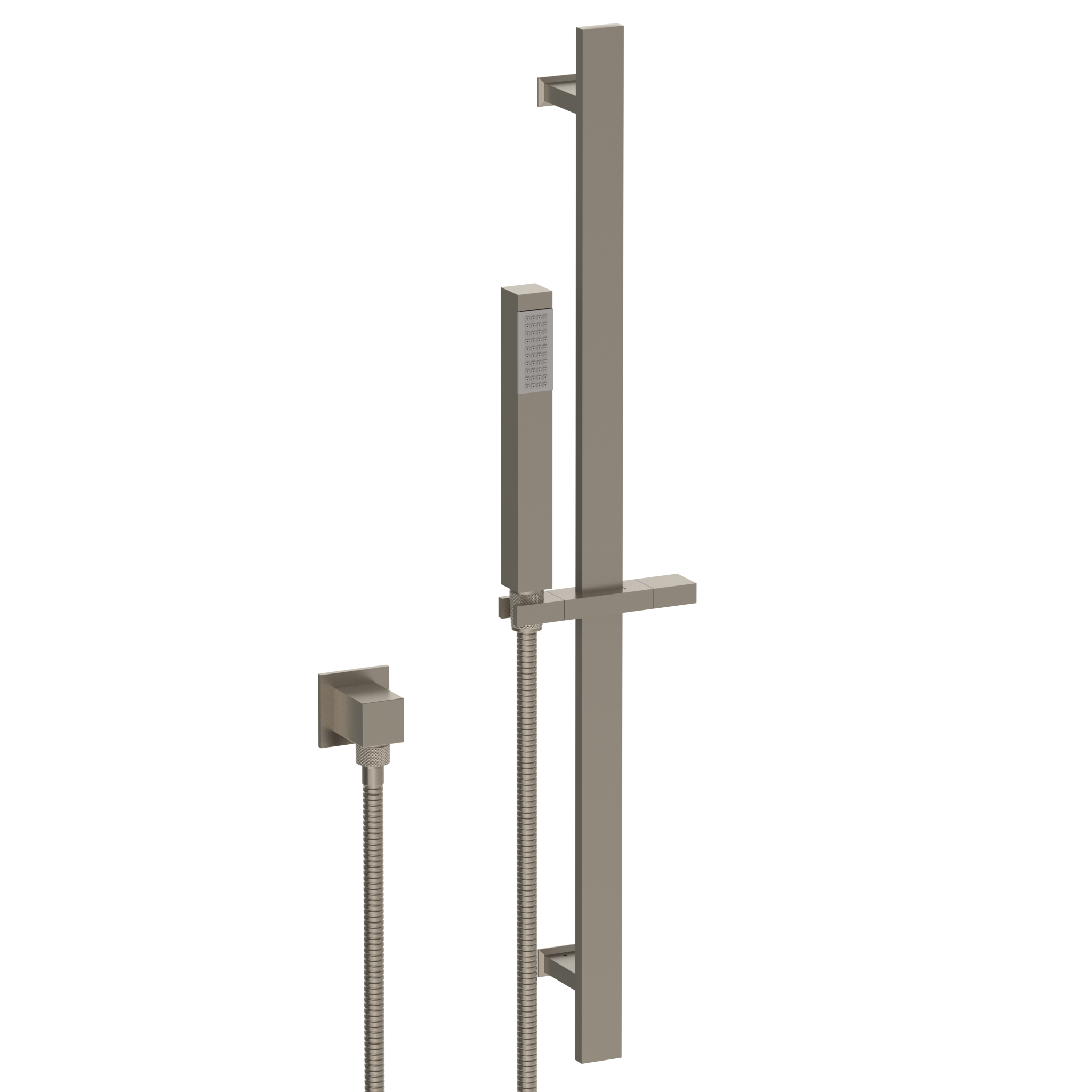 Positioning Bar Shower Kit with Slim Hand Shower and 69" Hose ...