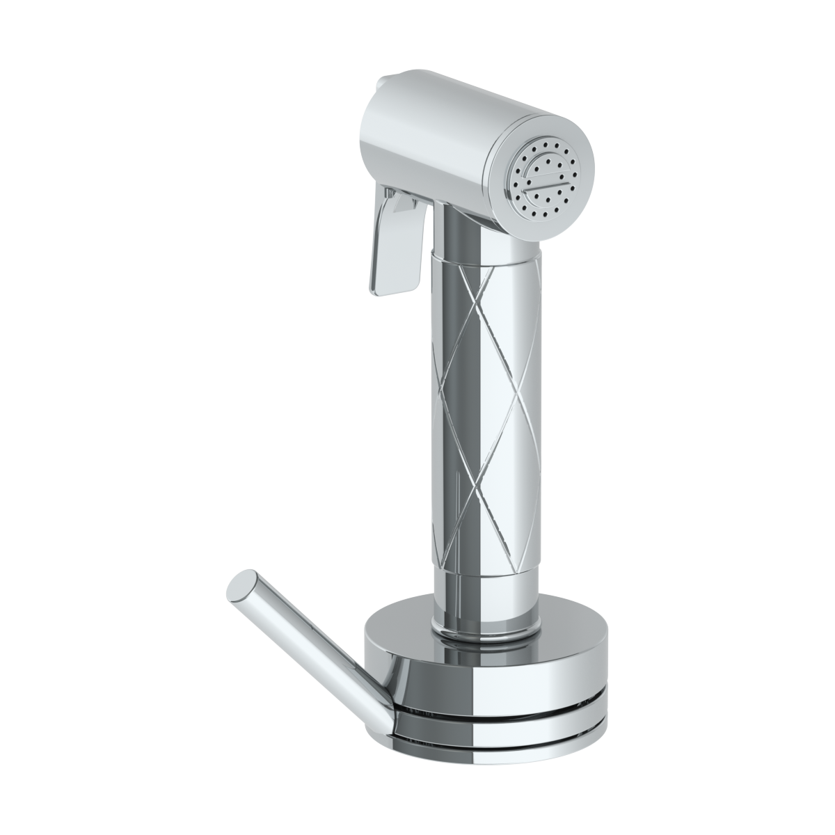 Deck Mounted Independent Lily Diamond Side Spray with Integrated Mixer ...