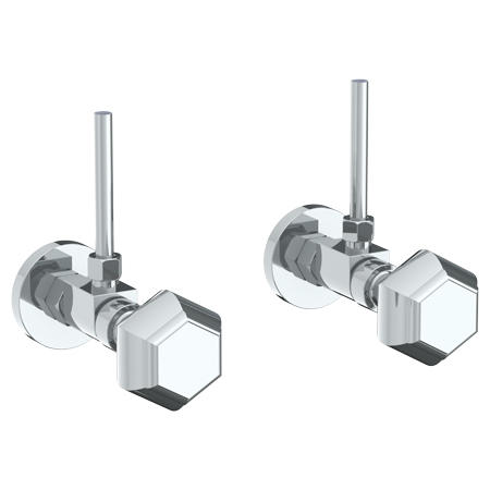 Lavatory Angle Stop Kit -1/2" Compression x 3/8" OD Compression ...