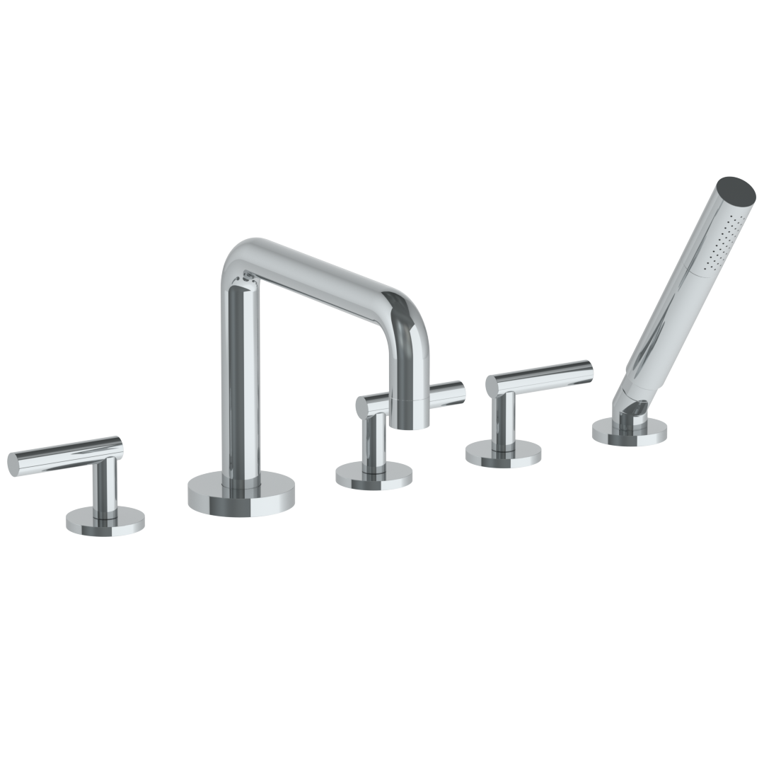 Deck Mounted 5 Hole Square Bath set | Watermark Designs