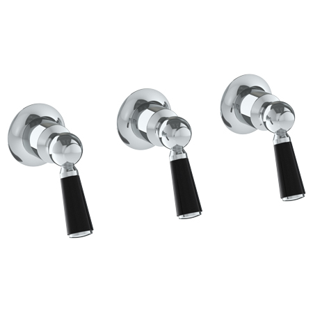 Wall Mounted 3-Valve Shower Trim | Watermark Designs