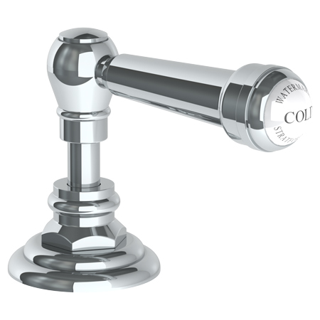 Trim For Deck Mounted Valve. Porcelain cross and lever buttons engraved ...