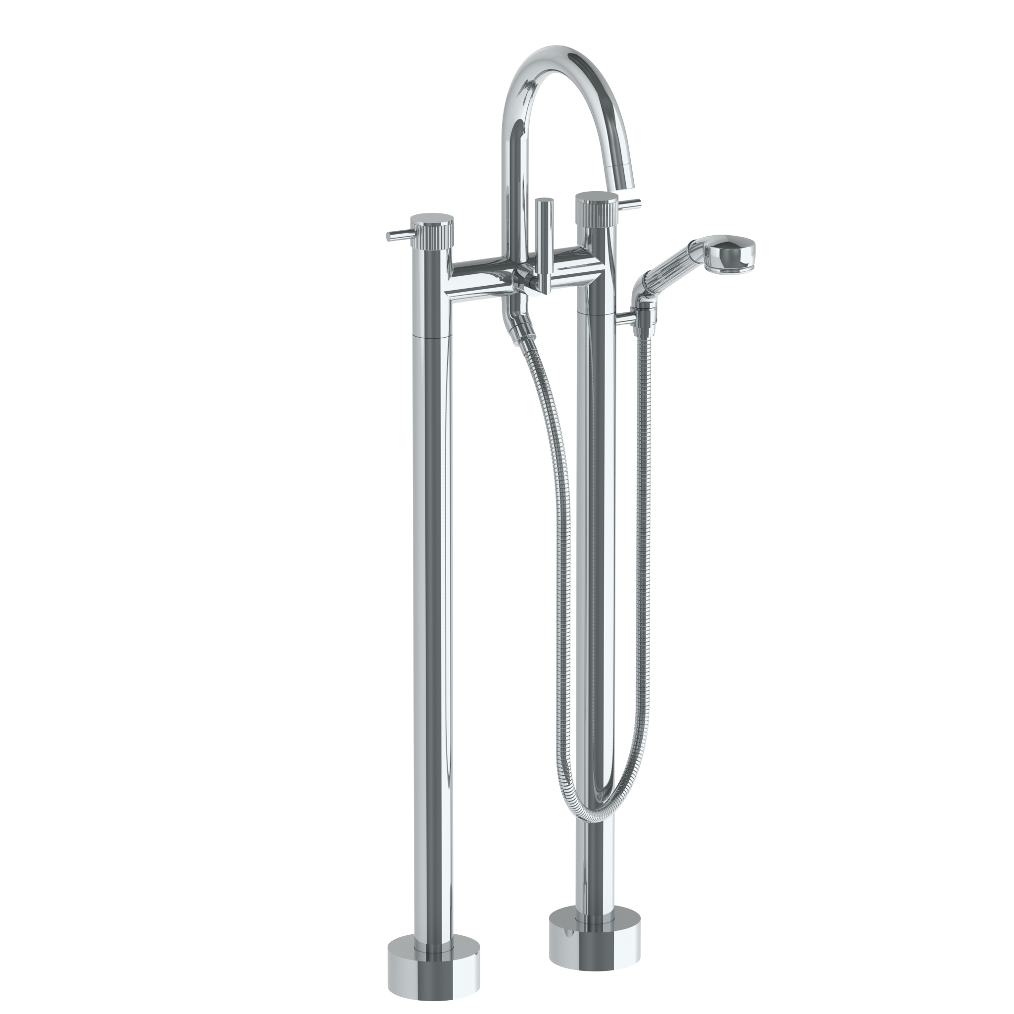 Floor Standing Gooseneck Bath | Watermark Designs