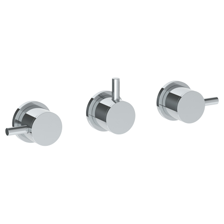 Wall Mounted 3-Valve Shower Trim | Watermark Designs