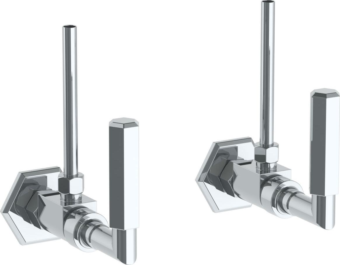 Lavatory Angle Stop Kit -1/2" Compression x 3/8" OD Compression ...