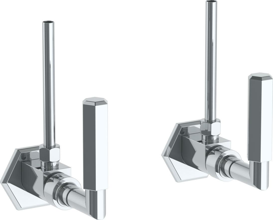 Lavatory Angle Stop Kit -1/2" IPS x 3/8" OD Compression | Watermark Designs